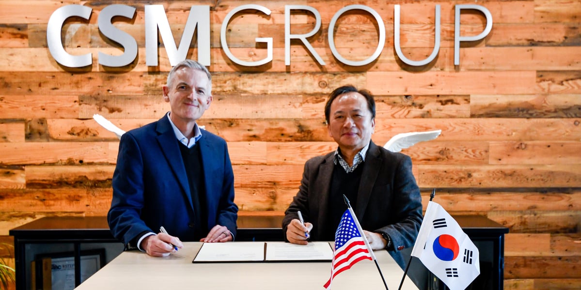 CSM Group Signs Master Services Agreement with Yoochang E&C, Expanding ...