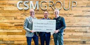 CSM Group Celebrates 40 Years by Donating to Local Organizations